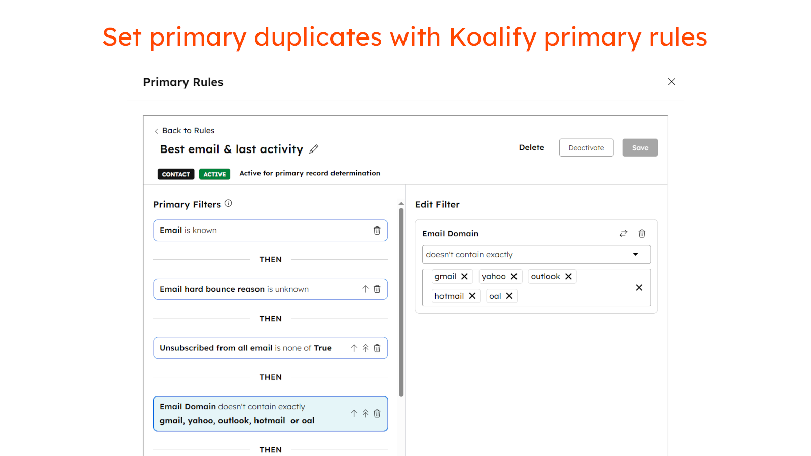 Koalify - Merge & Deduplicate - Workflow Automation and Data Quality and Backup App for HubSpot ...